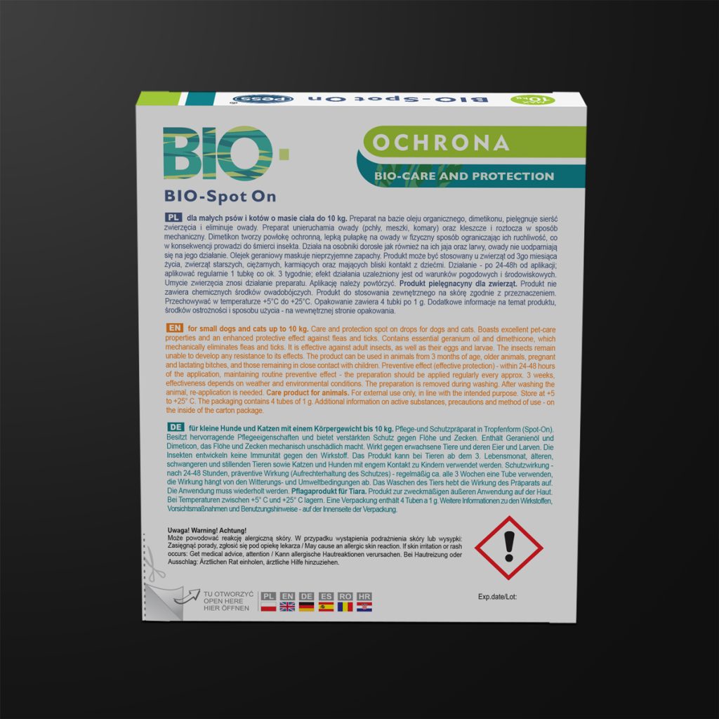 BIO-PROTECTION Line: BIO-spot on with geranium oil and dimethicone max ...